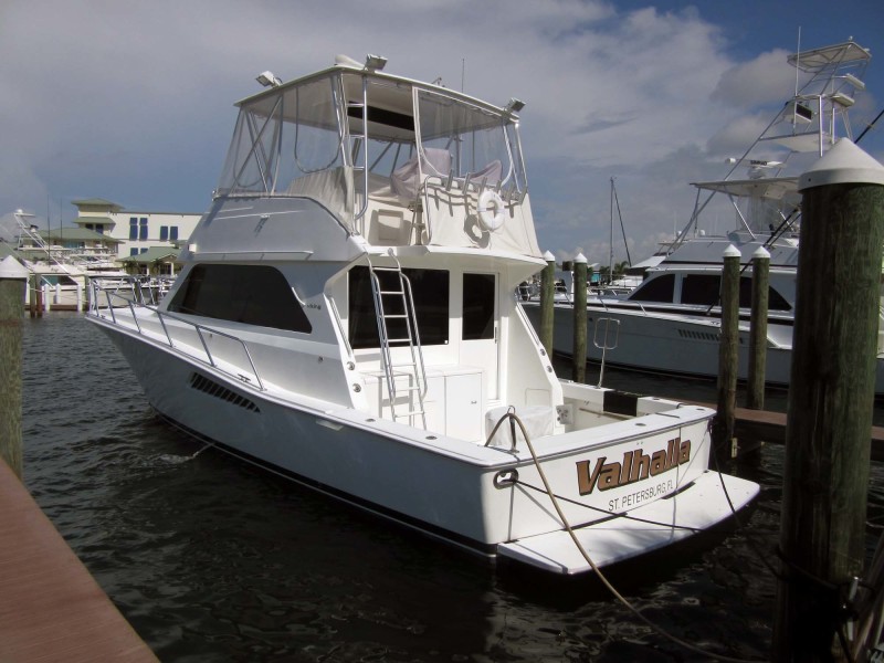 2001 Viking 43 Flybridge Convertible Yacht For Sale | VALHALLA | SI Yachts