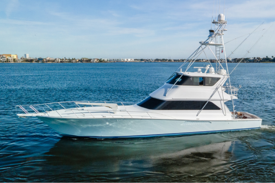 65 ft Viking 2000 65 Enclosed Bridge Coastal Outlaw Galveston Texas ...