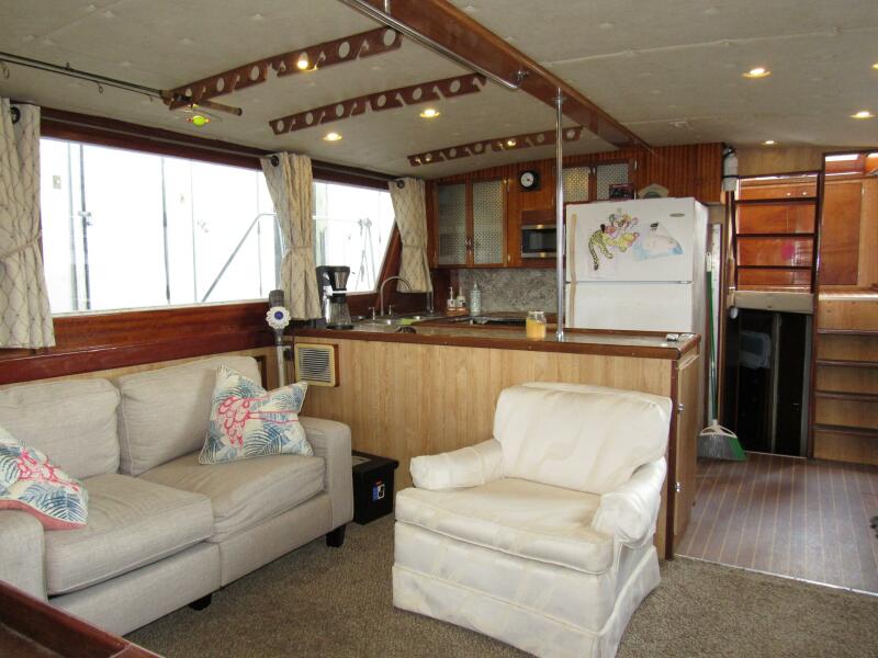 Compadre 53ft 1966 Hatteras Yacht For Sale Little Yacht Sales