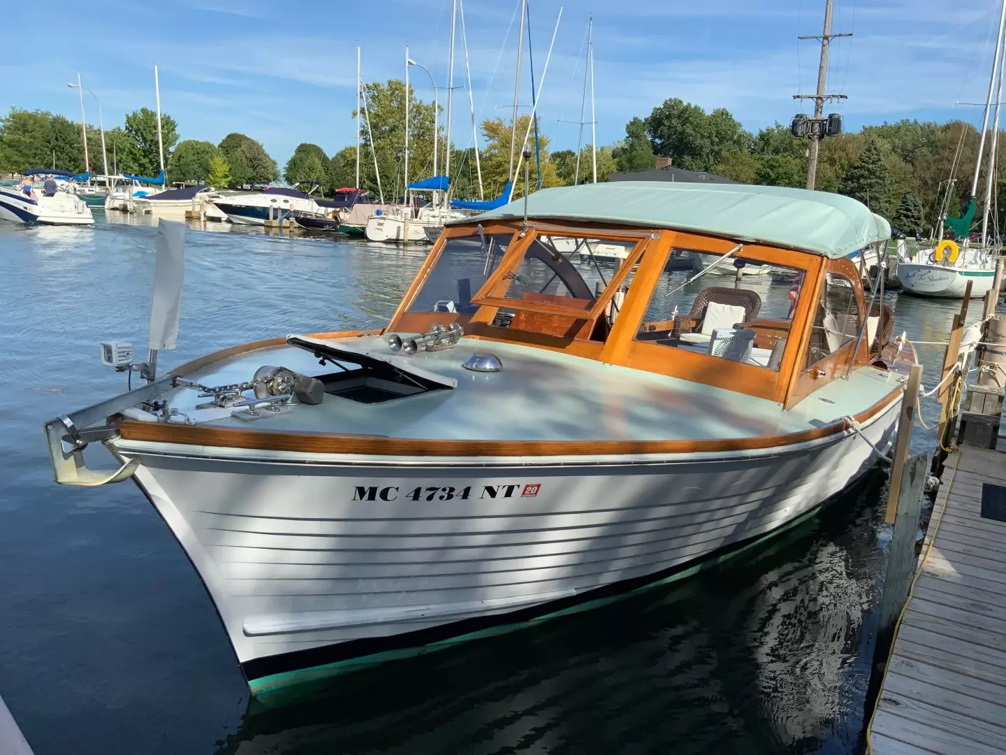 1990 Custom Pedersen Lapstrake Jersey Skiff "Tiger"" For Sale