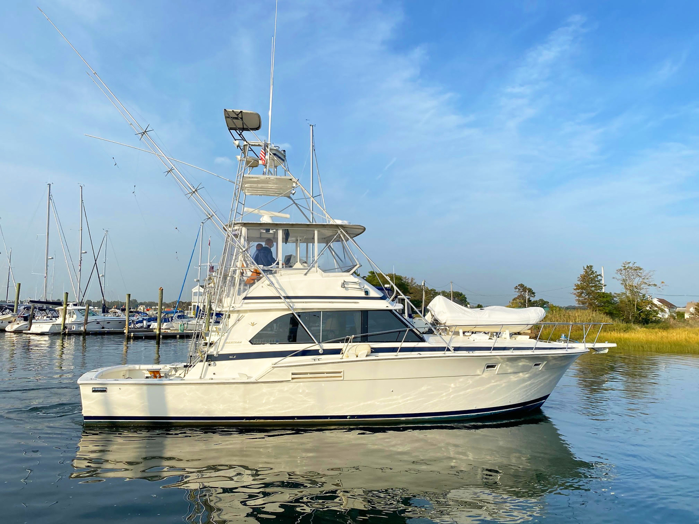 1982 Bertram 46 Convertible Yacht For Sale | Sea Wings | SI Yachts