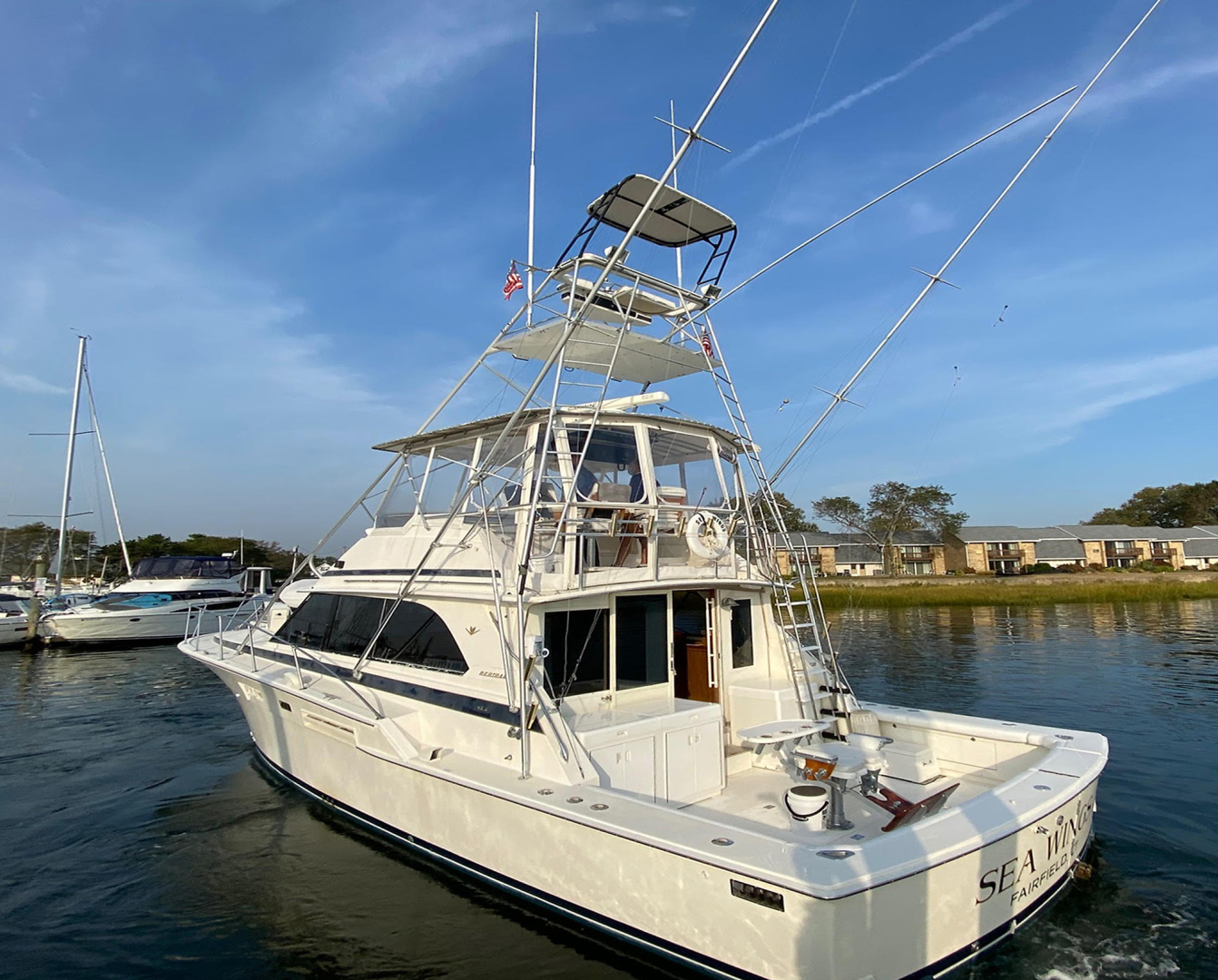 1982 Bertram 46 Convertible Yacht For Sale | Sea Wings | SI Yachts