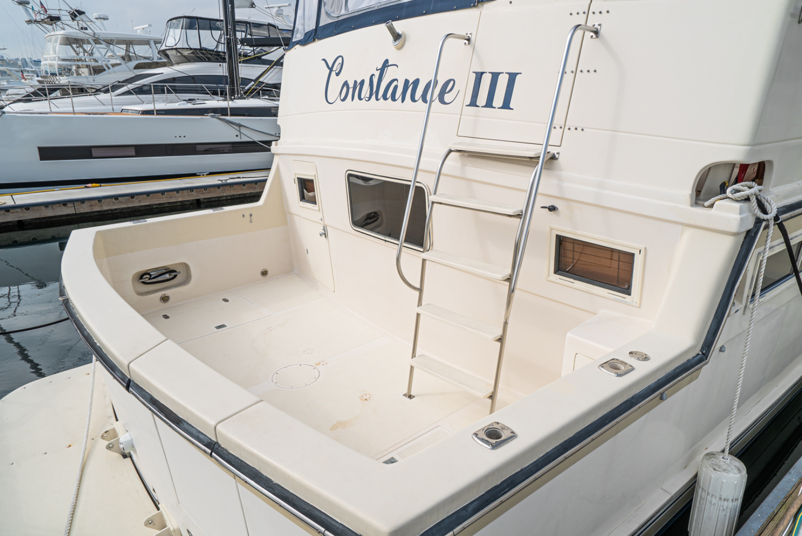 1989 Californian 57 Cockpit Motoryacht 55' Yacht For Sale | CONSTANCE 3 ...