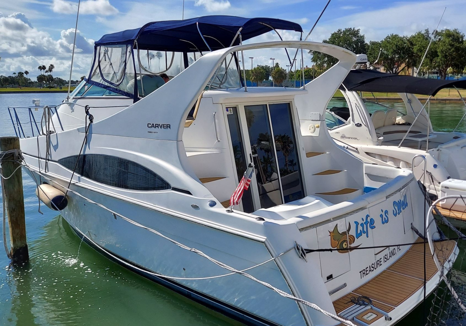 35' Carver 350 Mariner for Sale | Motor Yachts | Life Is Swell 2780830 ...