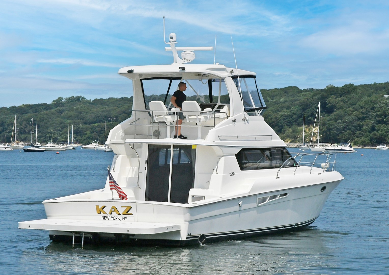 2001 Silverton 42 Convertible Yacht For Sale | KAZ | SI Yachts