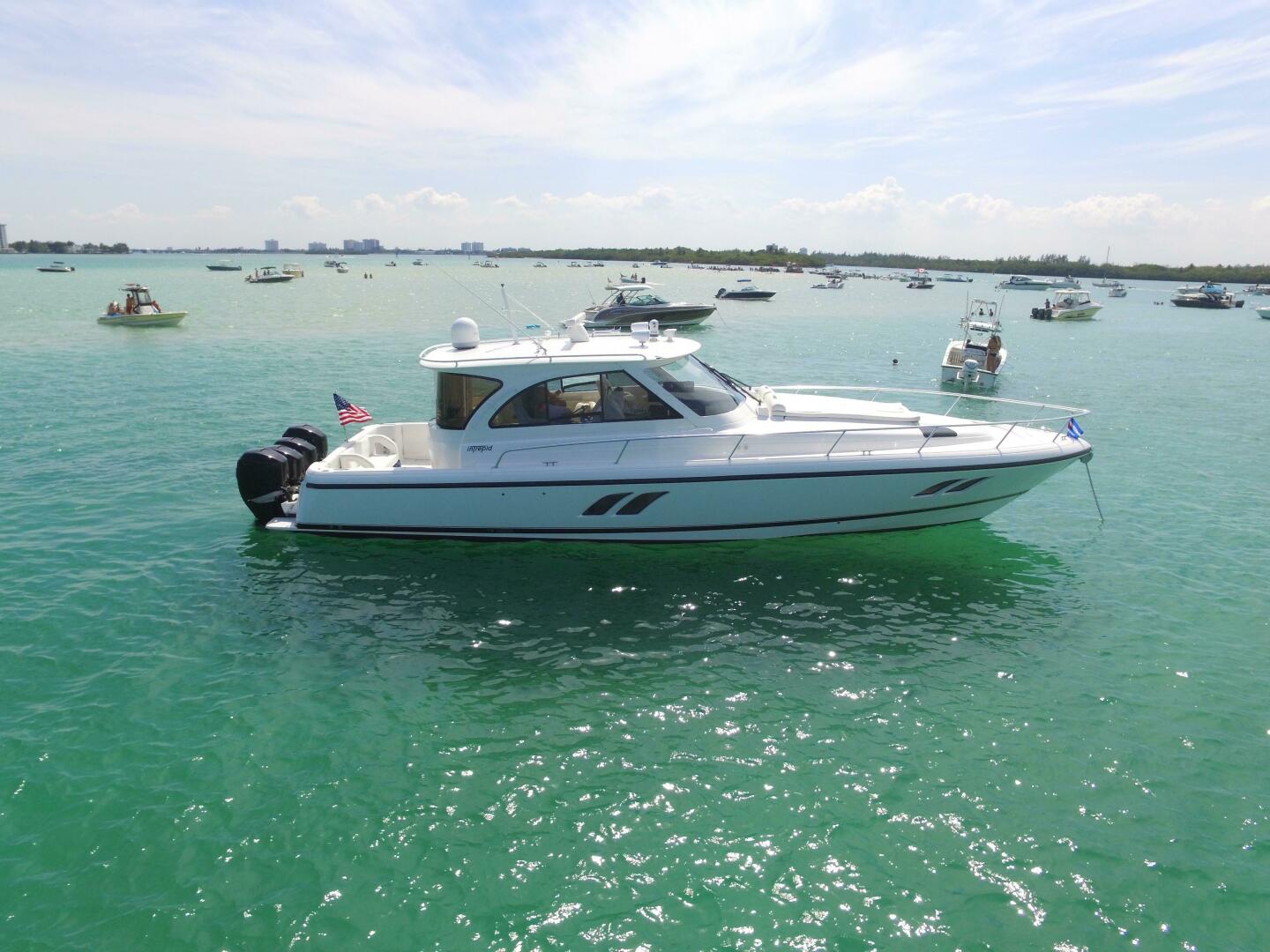 2012 Intrepid 47 Sport yacht wheel house Keep'n it reel - Odysseys ...